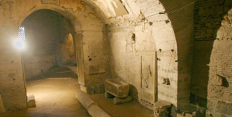 I sotterranei della basilica dei santi Silvestro e Martino ai Monti